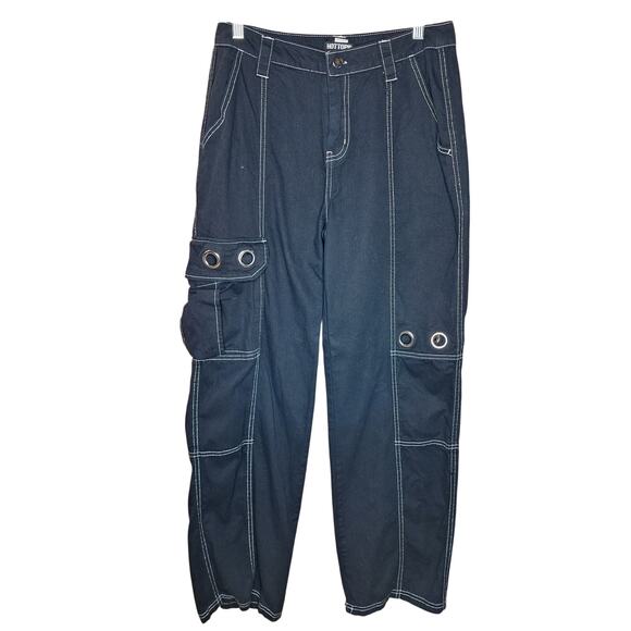 Hot Topic | Pants & Jumpsuits | Hot Topic Goth Baggy Grommet O Ring ...